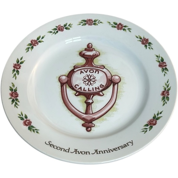 Avon | Accents | Vintage Avon Plate 8 Second Avon Anniversary The ...